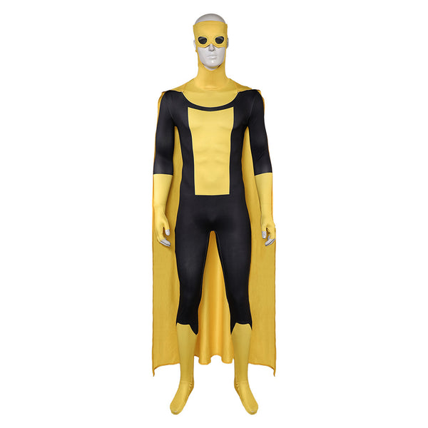 Invincible Costume Mark Grayson Cosplay Yellow Jumpsuit For Adult Man ...