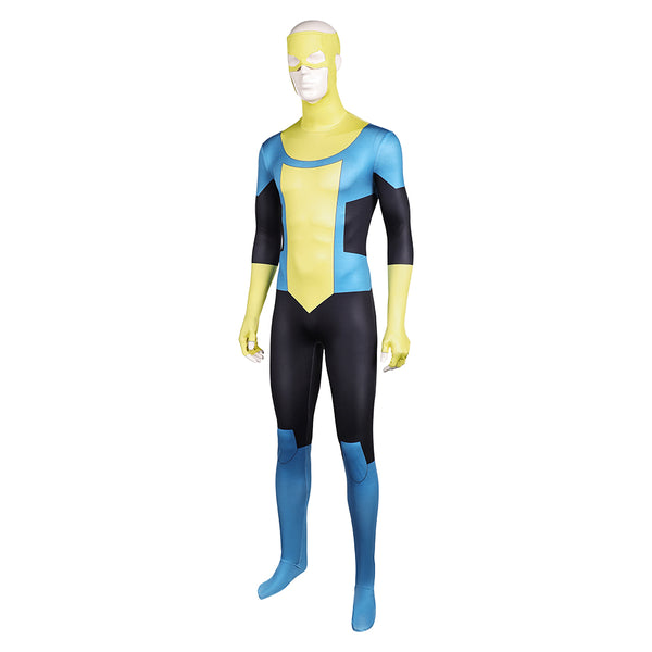 Invincible-Costume-Mark-Grayson-Cosplay-Yellow-Blue-Jumpsuit-For-Adult ...