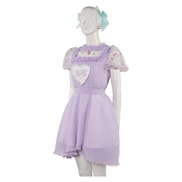 K-12 Movie Cry-Baby Purple Dress Cosplay Costume Outfits Halloween Car ...