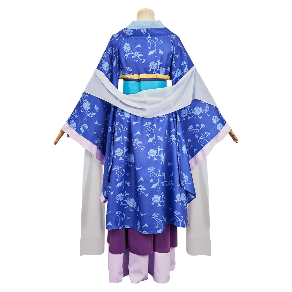 Kusuriya no Hitorigoto Costume Lihua Cosplay Blue Hanfu Outfit For Adu ...