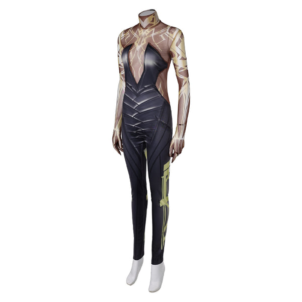 Arcane League of Legends Season 2 Mel Cosplay Costume Female Black Jum ...