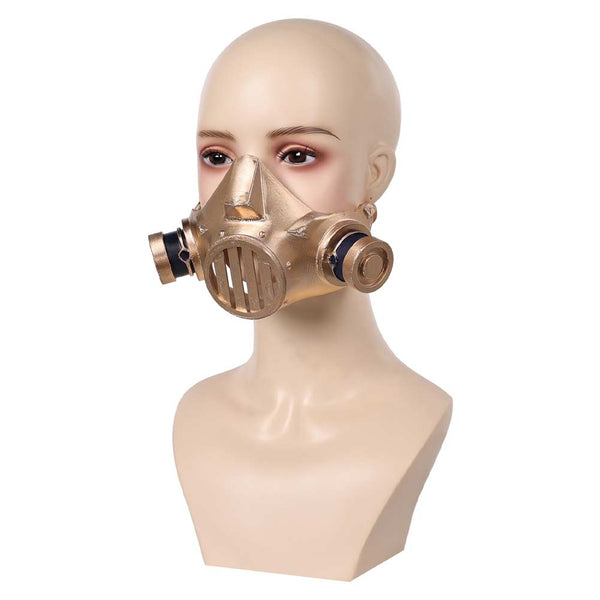 Arcane League of Legends Jinx Cosplay Mask Unisex Golden Maks Hallowee ...