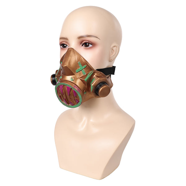 Arcane League of Legends Jinx Cosplay Latex Mask Unisex Brown Mask Hal ...
