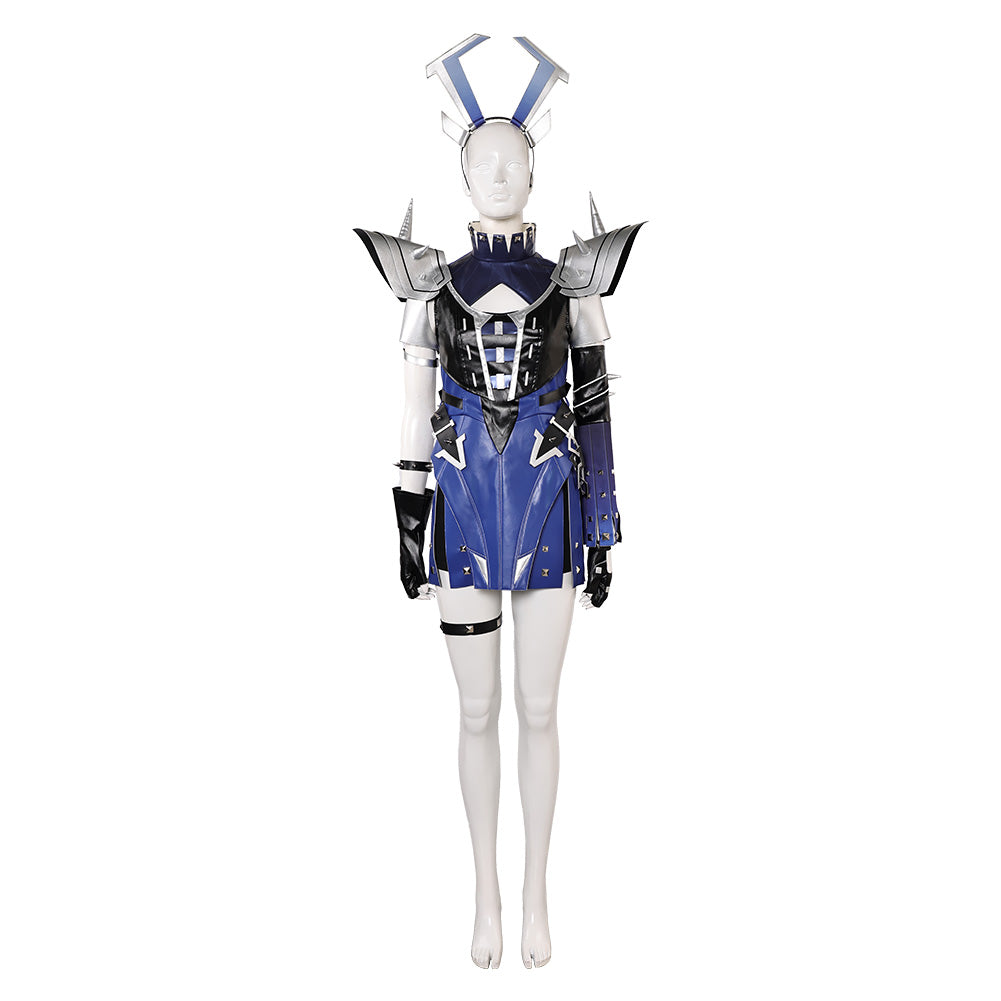 Magik Punkchild Cosplay Magik Costume Purple Set For Adult Female Hall ...