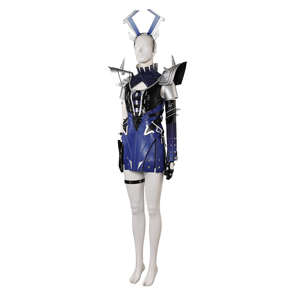 Magik Punkchild Cosplay Magik Costume Purple Set For Adult Female Hall ...