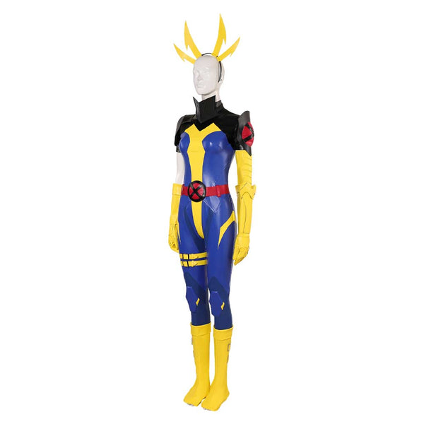 Magik Cosplay Costume Yellow Retro X-Uniform For Adult Female Hallowee ...