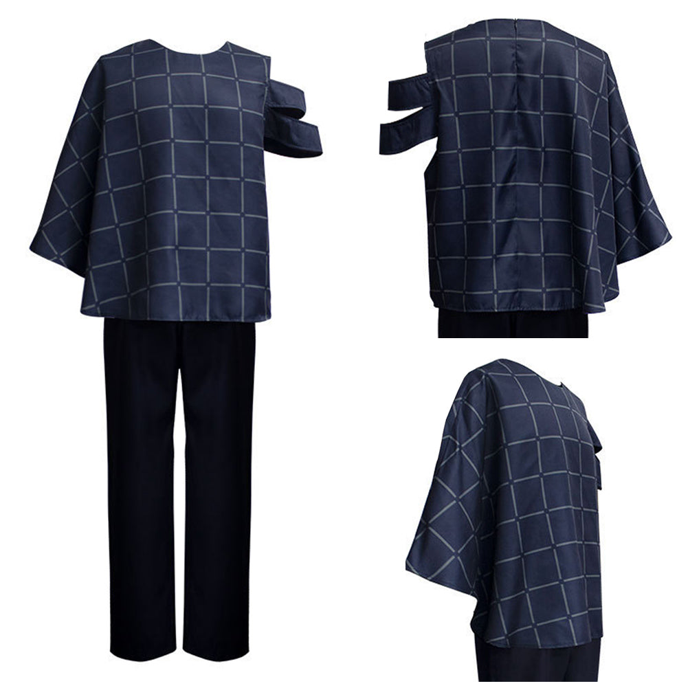 Mahito Cosplay Dark Blue Suit Set For Halloween Carnival Party ...