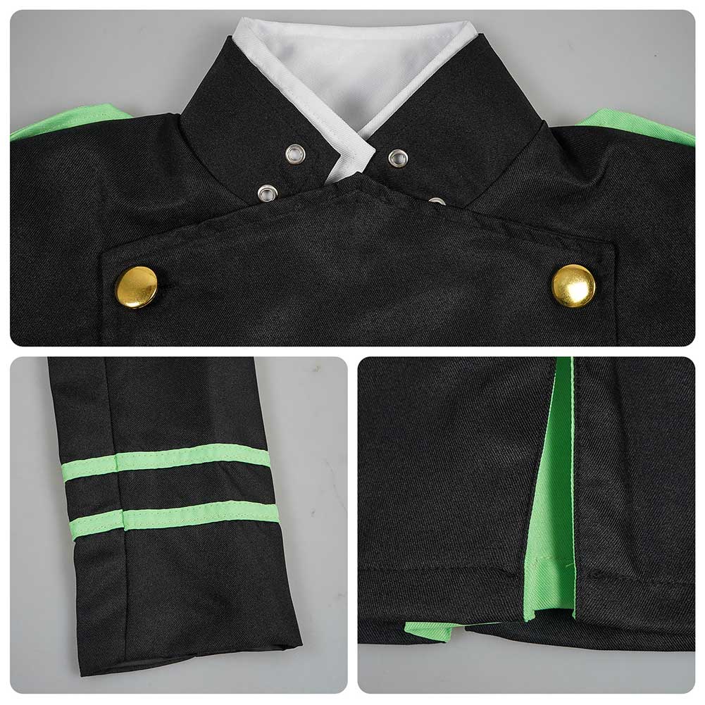 Owari No Seraph Hiiragi Shinoa The Moon Demon Company Black Team Unifo ...