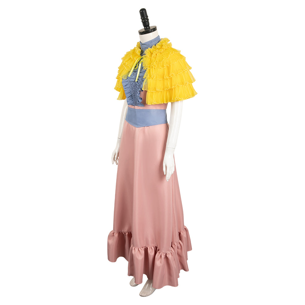 Poor Things 2023 Belle Baxter Movie Character Blue Pink Suit Cosplay C ...
