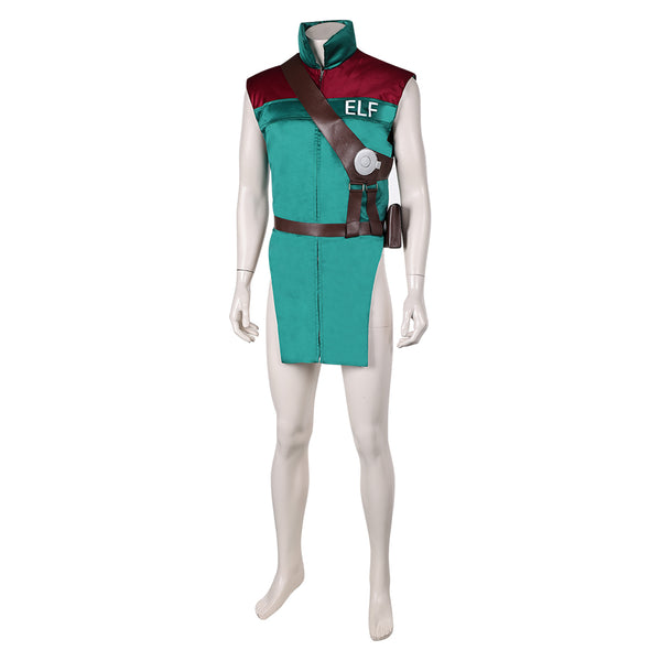 Red One Agent Garcia Cosplay Costume Outfits Halloween Carnival Suit ...