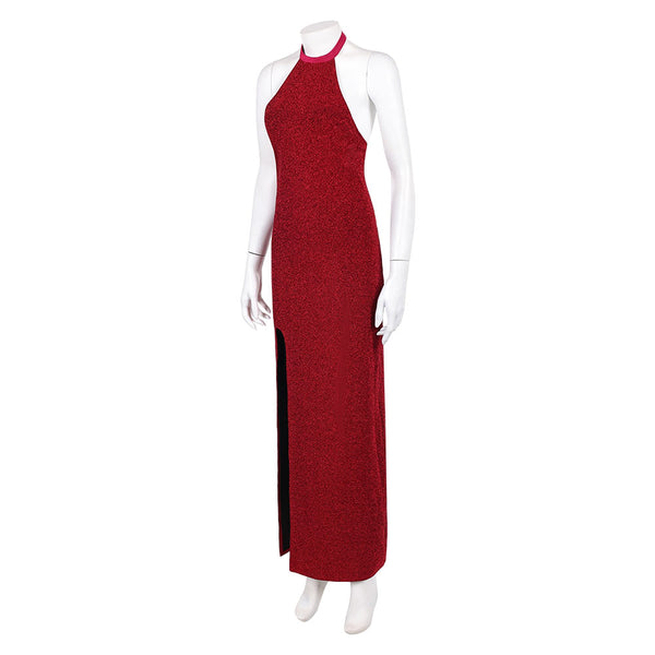 John Wick: Ballerina 2025 Eve Macarro Cosplay Red Dress For Adult Fema ...