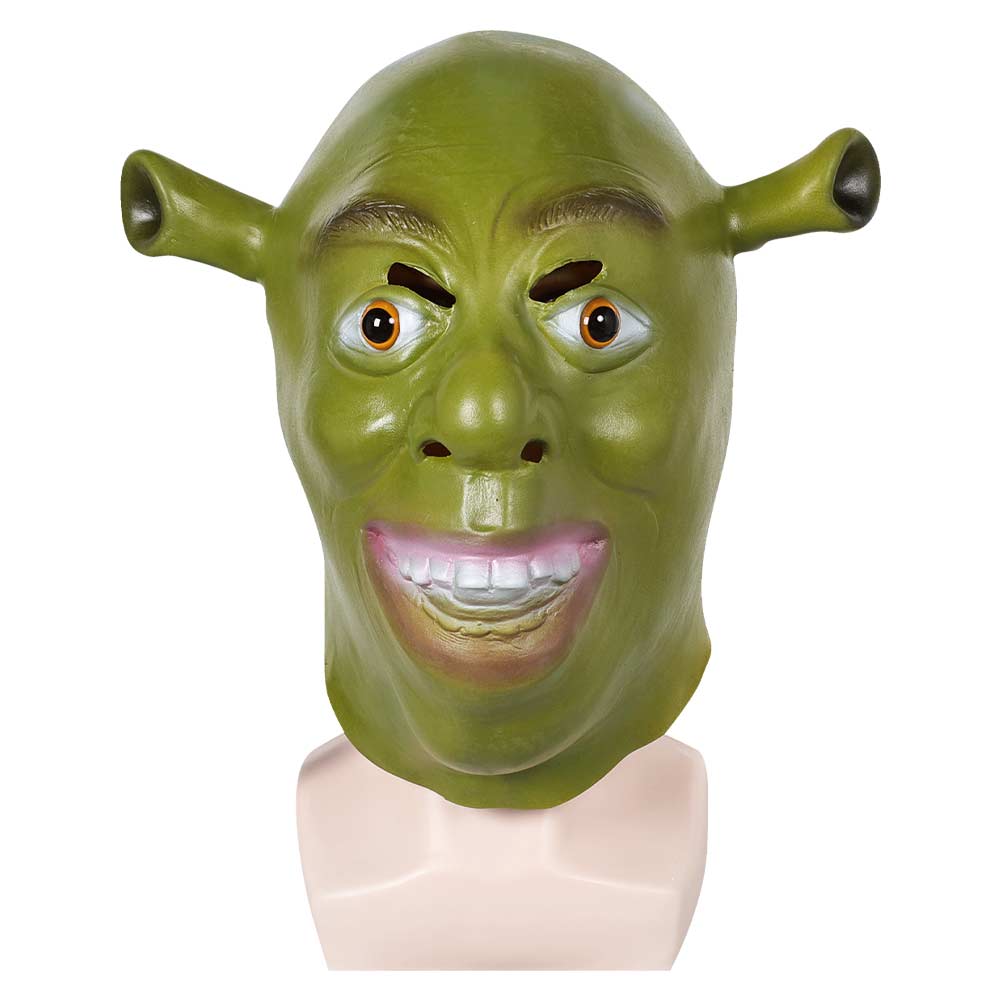 Shrek Cosplay Latex Masks Helmet Masquerade Gloves Cosplay Accessories ...