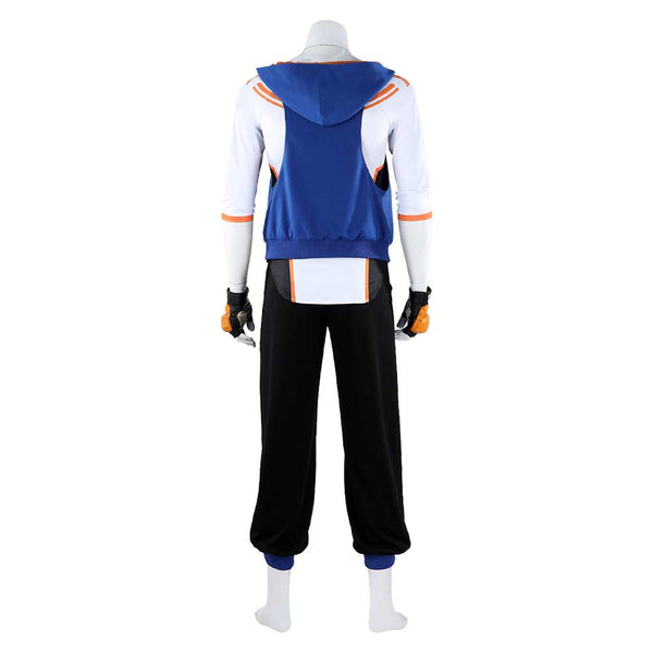 Street Fighter Costume Luke Cosplay Blue Suit For Adult Male Halloween ...