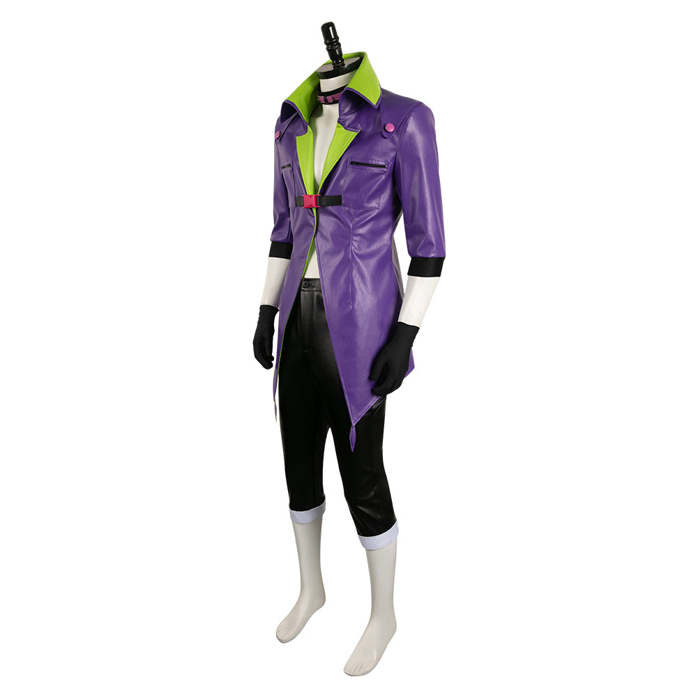 Suicide Squad Isekai Anime Joker Purple Suit Cosplay Costume Outfits H ...