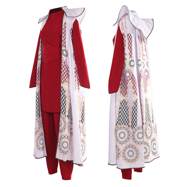 SW Princess Leia Red Suit Cosplay Costume Outfits Halloween Carnival S ...