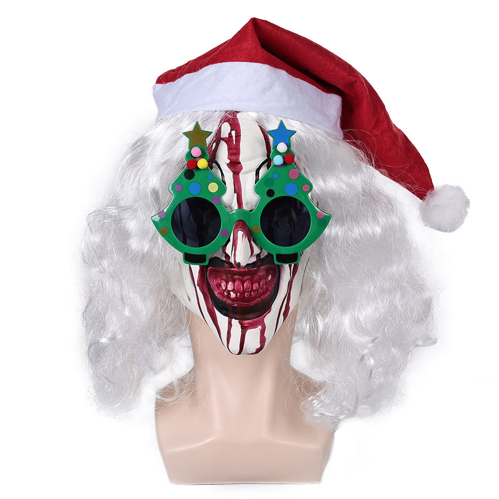 Terrifier Art the Clown Christmas Glasses Bloodstained Mask Version La ...