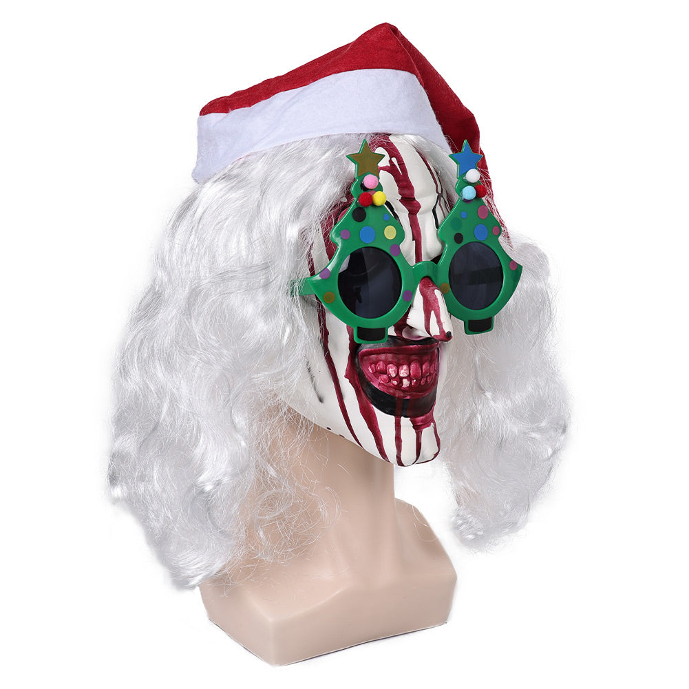 Terrifier Art the Clown Christmas Glasses Bloodstained Mask Version La ...