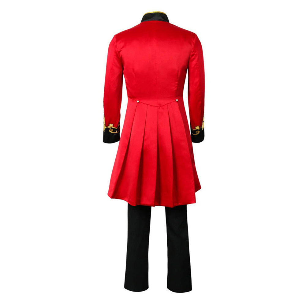 The Greatest Showman P.T. Barnum Red Outfit Cosplay Costume Halloween ...