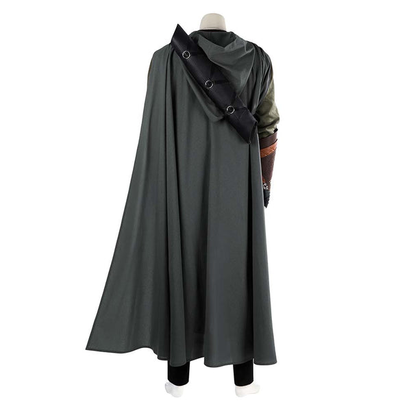 The Lord of the Rings Costume Aragorn Cosplay Dark Green Oufit For Adu ...