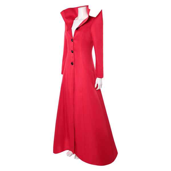 The Sandman Costume Ethel Cripps Cosplay Red Dress For Adult Female Ha ...