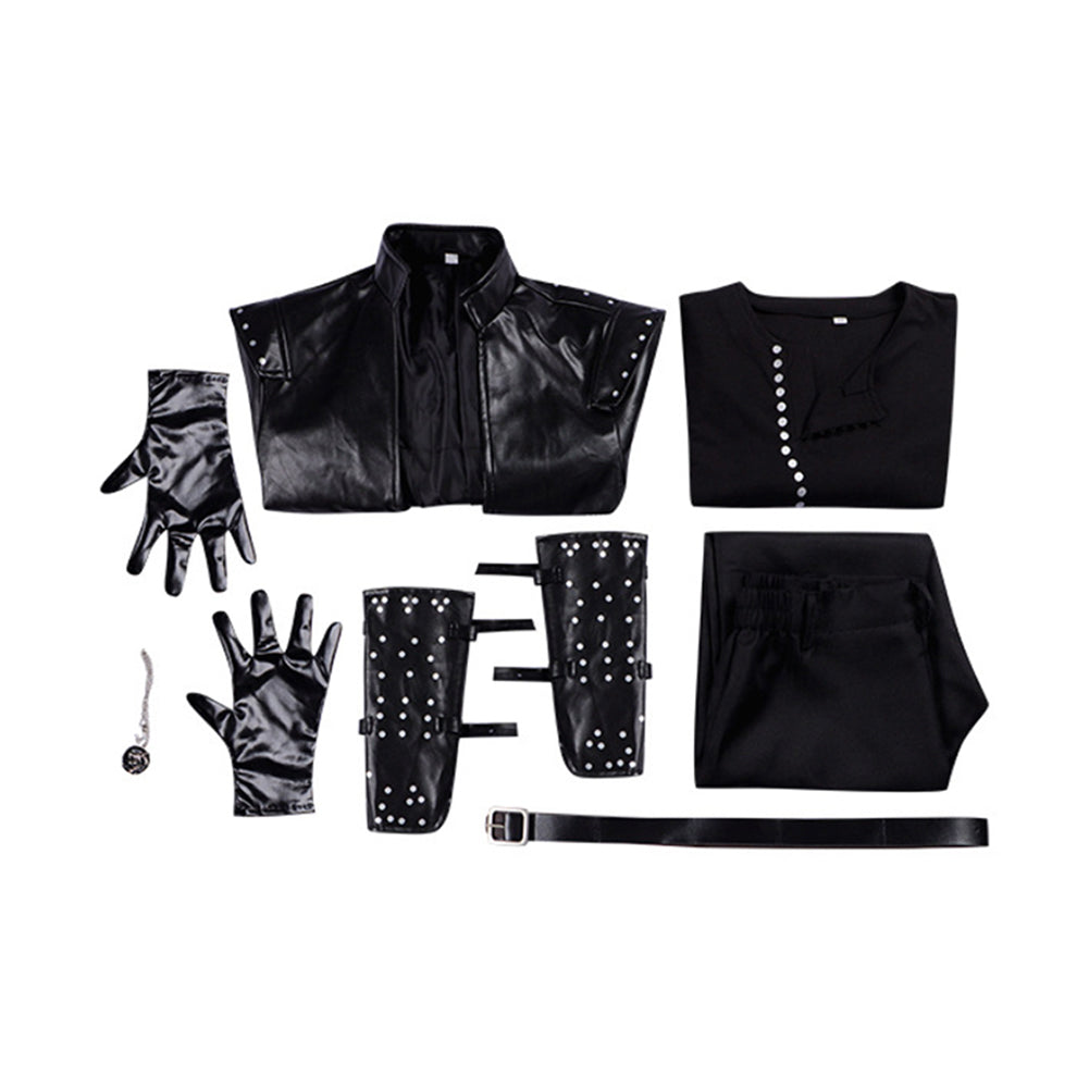 The Witcher Geralt Cosplay Costume Outfit Halloween Carnival Suit ...
