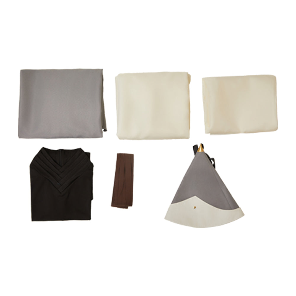 Tongari Boushi No Atelier Qifrey Grey Man Cosplay Costume Halloween Ca ...