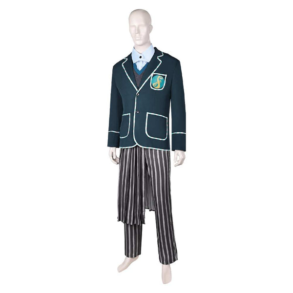 Pfannee Cosplay Costume Male Blue Green School Suit Halloween Carnival ...