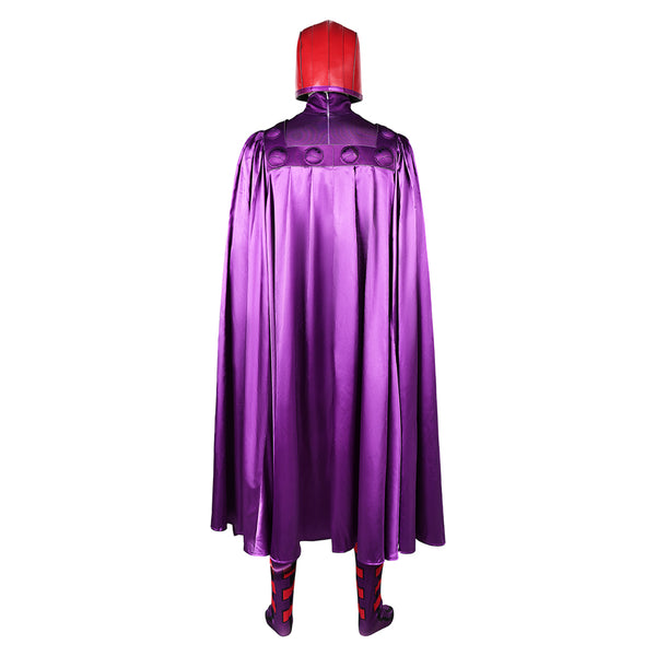 X-Men '97 Magneto Red Suit Cosplay Costume Outfits Halloween Carnival ...