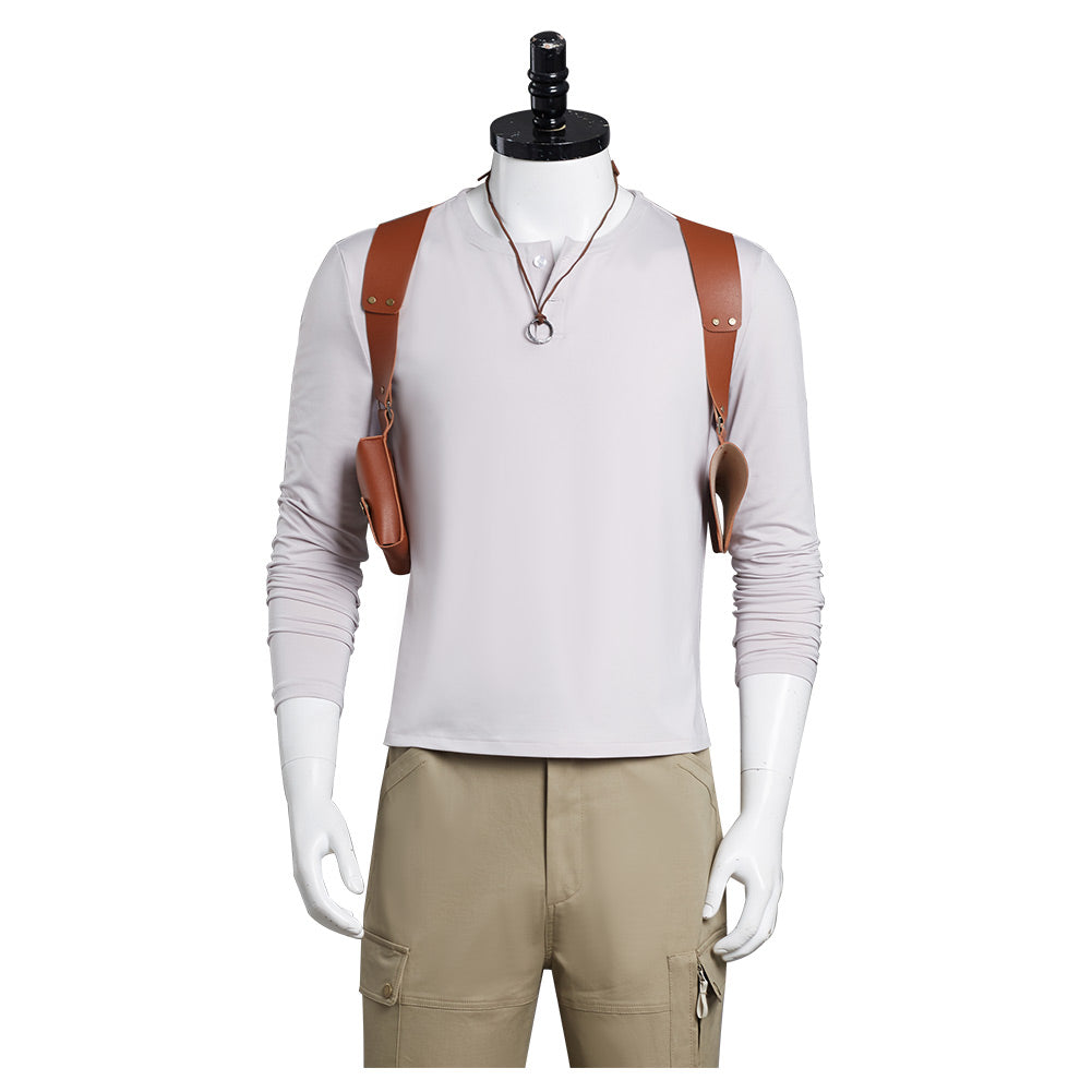 Uncharted Nathan Drake Outfits Cosplay Costume Halloween Carnival Suit ...