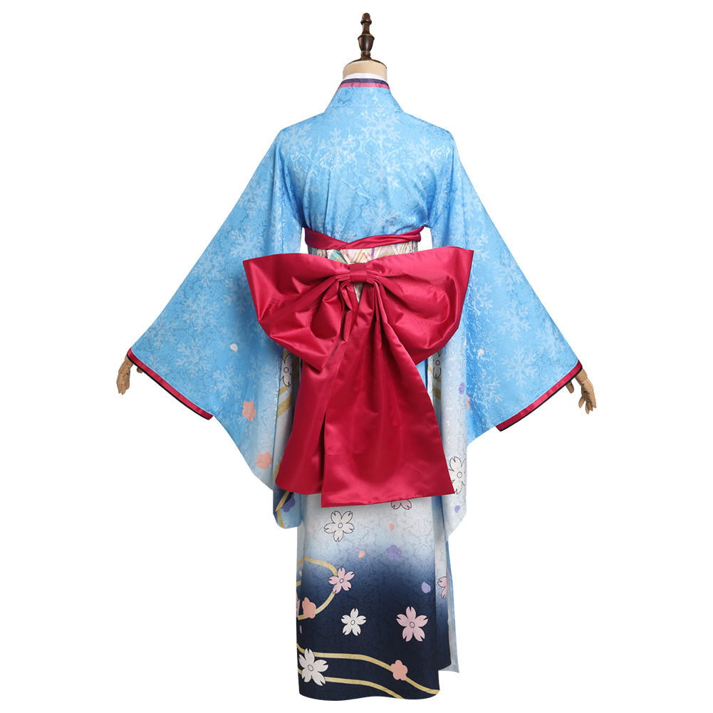 Genshin Impact x Sweets Paradise - Kamisato Ayaka Cosplay Costume Kimo ...