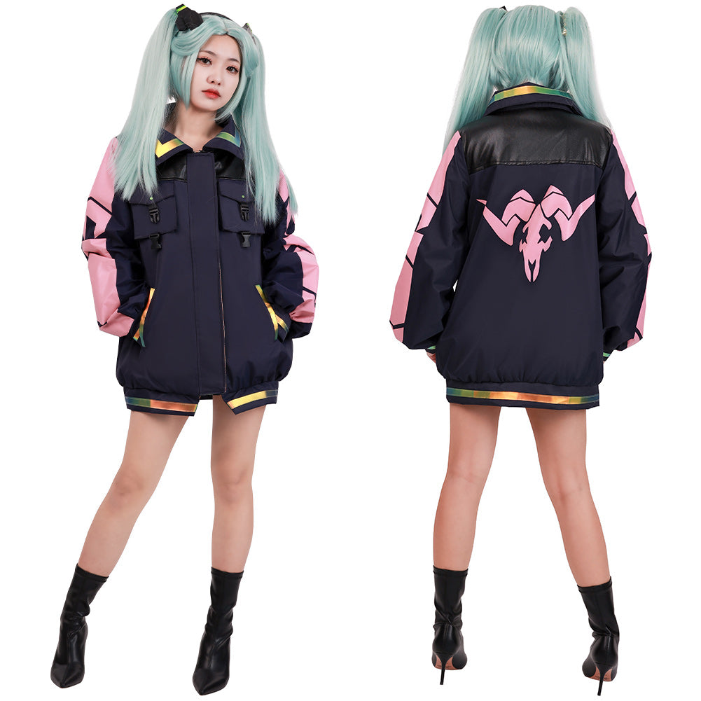 Cyberpunk: Edgerunners-Rebecca Cosplay Costume Coat Outfits Halloween ...