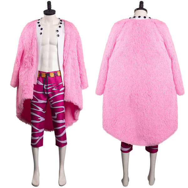 One Piece Donquixote Doflamingo Cosplay Costume Outfits Halloween Carn ...