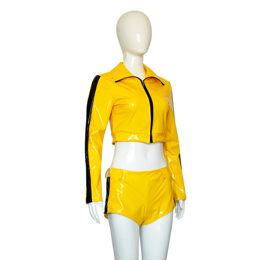 Kill Bill The Bride Cosplay Costume Coat Outfits Halloween Carnival Su ...