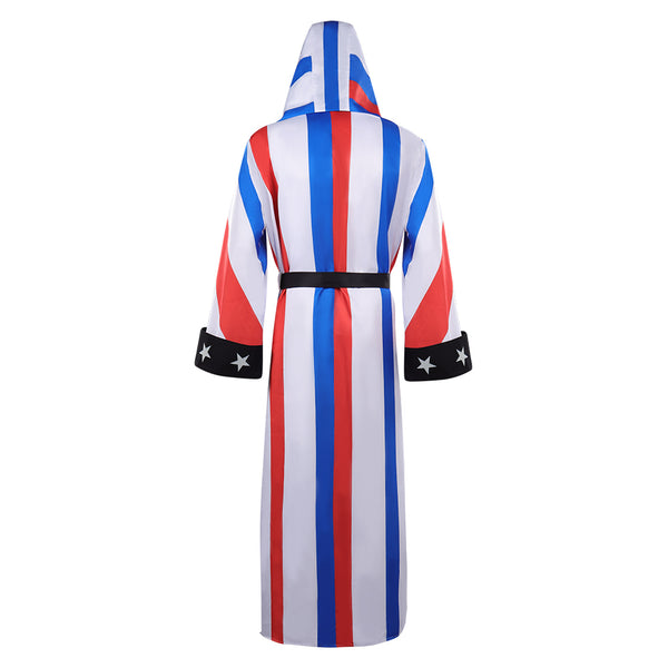 Adult Creed3 Adonis Creed Cosplay Costume Long Robe Belt Outfits Hallo ...