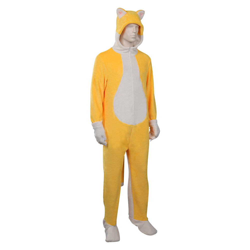 The Super Mario Bros Movie Cat Mario Cosplay Costume Sleepwear Robe Ha ...