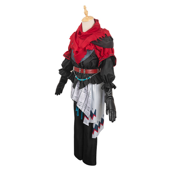 Final Fantasy XVI FF16 Joshua Cosplay Costume Black Red Outfits Hallow ...