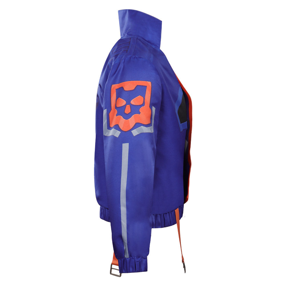 Kids Children Valorant Yoru Cosplay Costume Coat Outfits Halloween Car ...