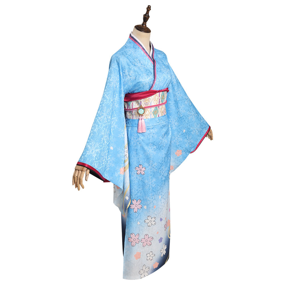 Genshin Impact x Sweets Paradise - Kamisato Ayaka Cosplay Costume Kimo ...