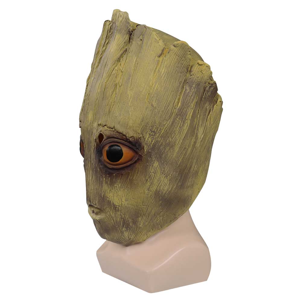 Guardians of the Galaxy3：Ente Groot Mask Cosplay Latex Masks Helmet Ma ...