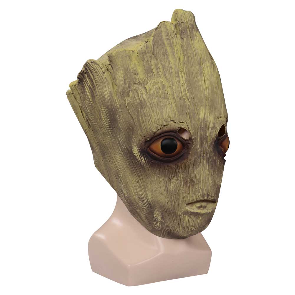 Guardians of the Galaxy3：Ente Groot Mask Cosplay Latex Masks Helmet Ma ...