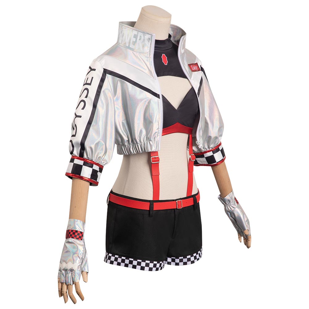 Cyberpunk Edgerunner Lucy Racing Jacket Cosplay Costume Fancy Outfit H ...