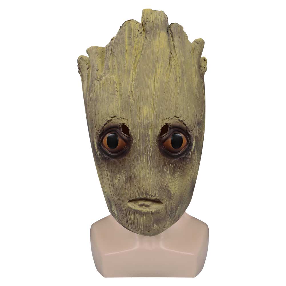 Guardians of the Galaxy3：Ente Groot Mask Cosplay Latex Masks Helmet Ma ...