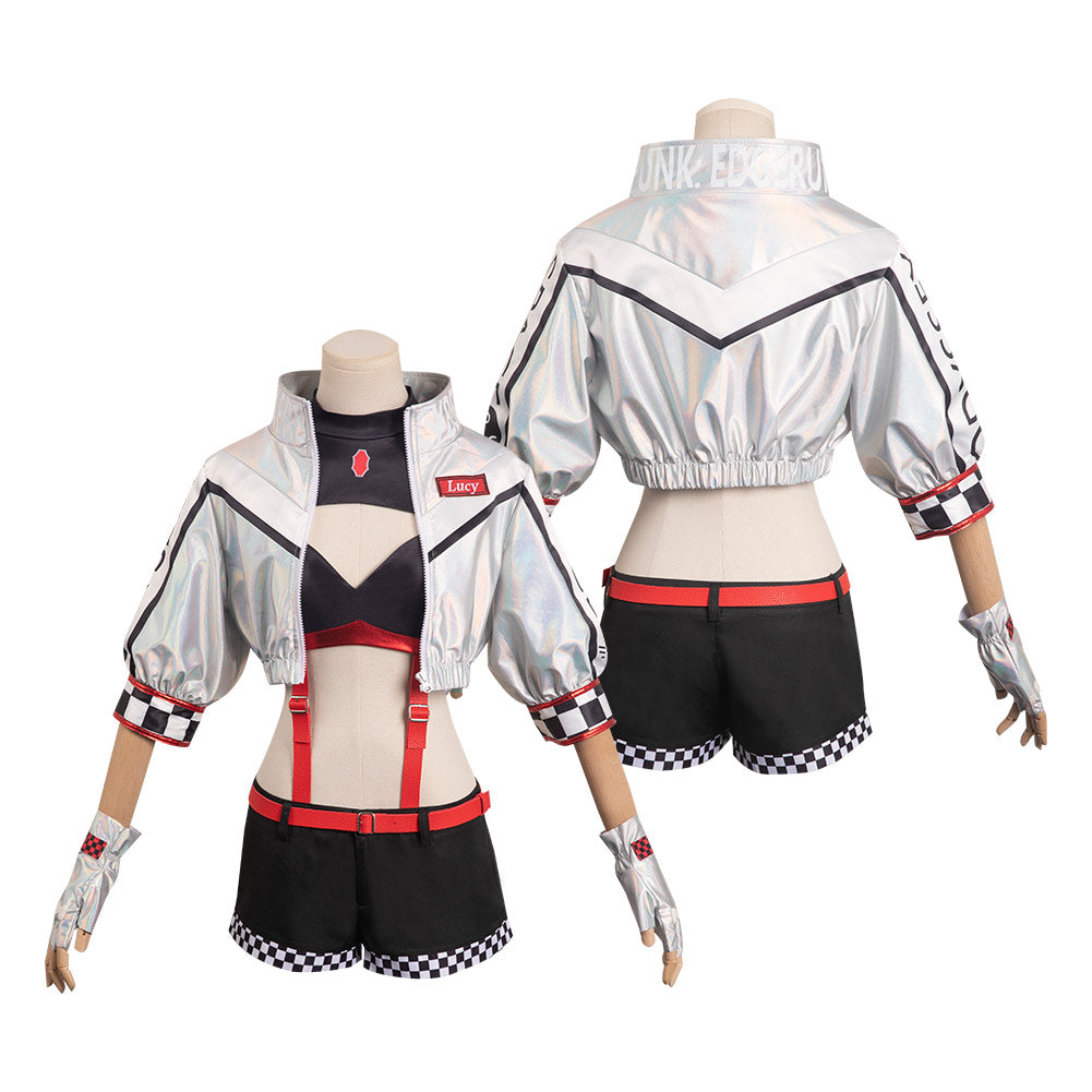 Cyberpunk Edgerunner Lucy Racing Jacket Cosplay Costume Fancy Outfit H ...