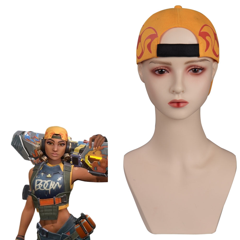 Valorant Raze Cosplay Hat Cap Halloween Carnival Costume Accessories ...