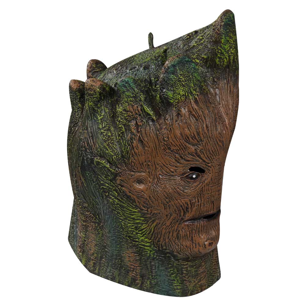 Guardians of the Galaxy3：Ente Groot Mask Cosplay Latex Masks Helmet Ma ...
