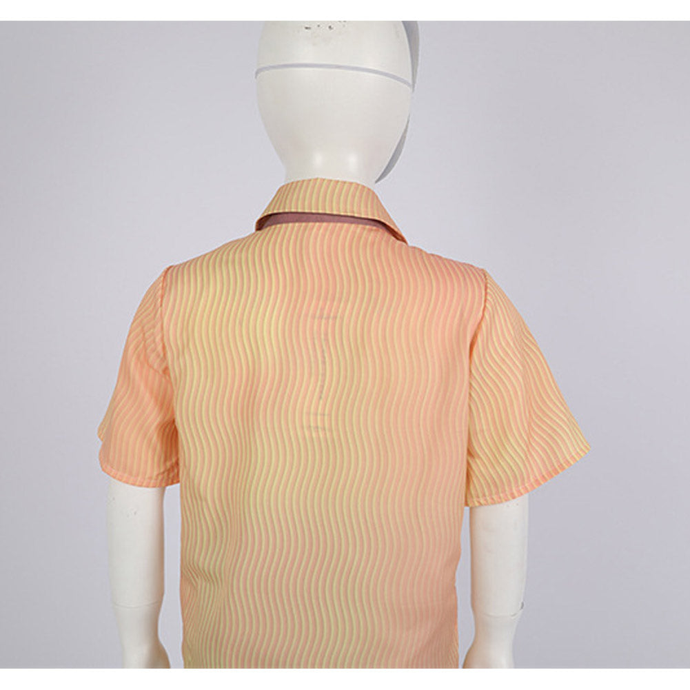 Kids Children Elemental Wade Ripple Cosplay Costume Shirt Necktie Mask ...