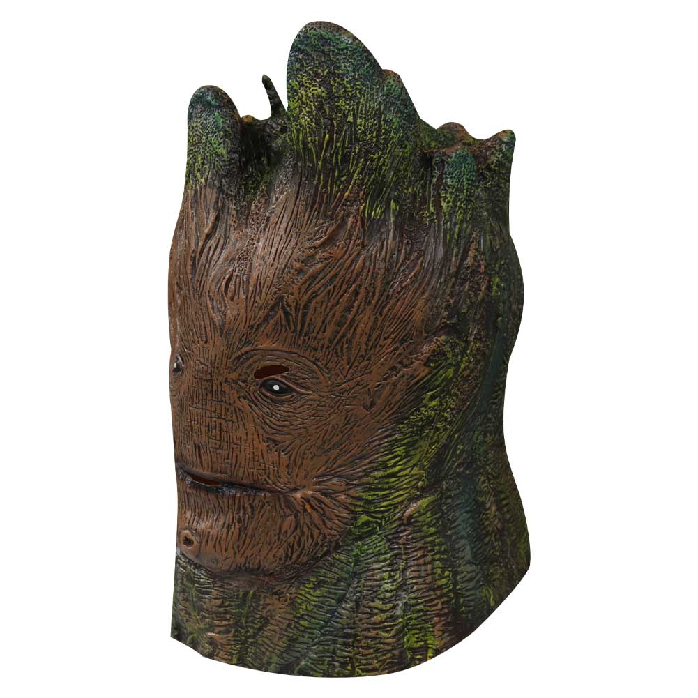 Guardians of the Galaxy3：Ente Groot Mask Cosplay Latex Masks Helmet Ma ...