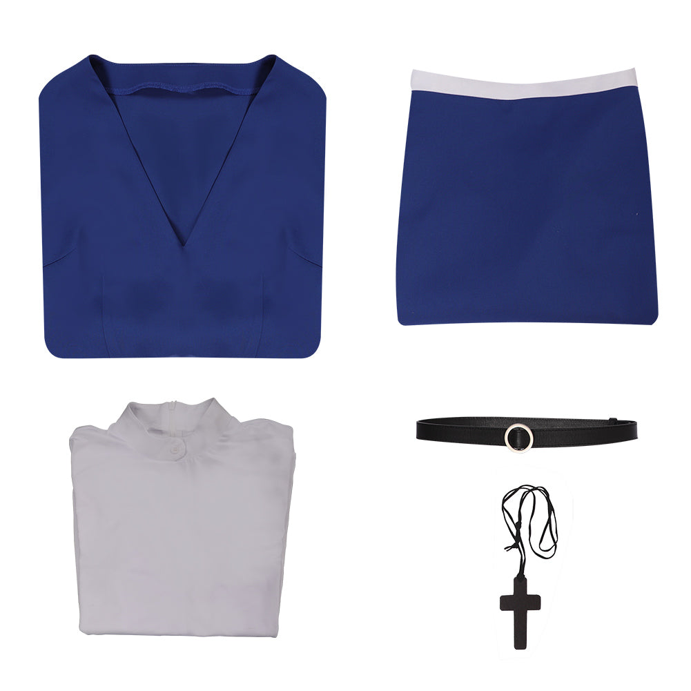 Mrs. Davis Simone Cosplay Costume Halloween Carnival Disguise Roleplay ...