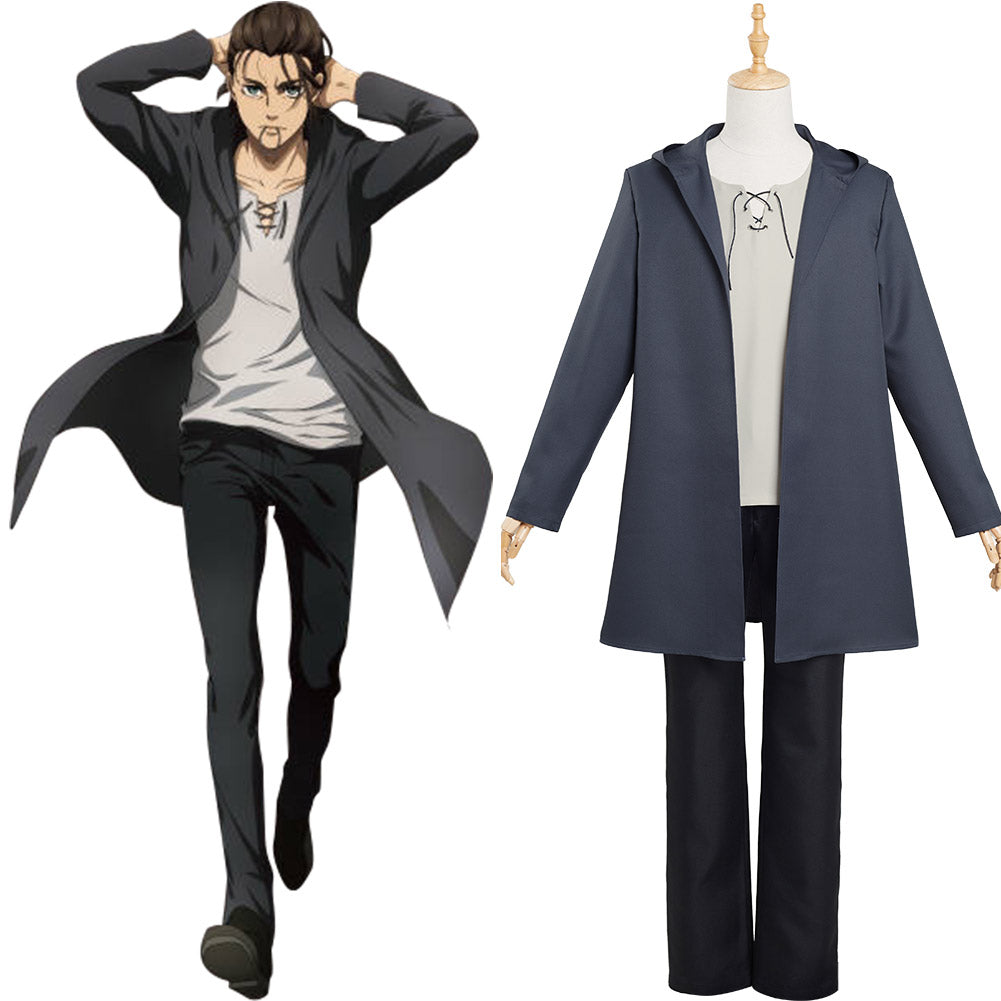 Attack On Titan The Final Season Eren Jaeger Outfits Cosplay Costume H ...