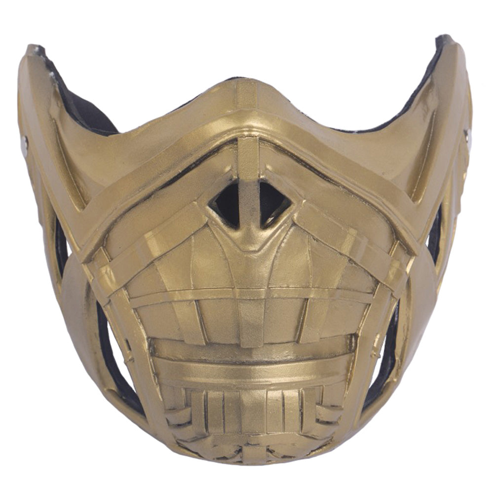 MK3/Mortal Kombat: Devastation Scorpion Mask Cosplay PVC Half Face Mas ...